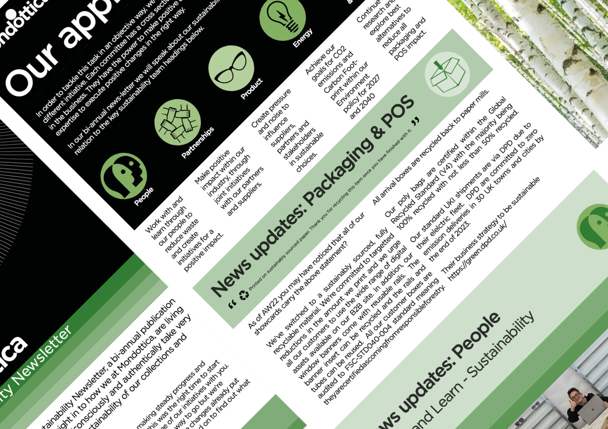 Mondottica sustainability newsletter - mondottica